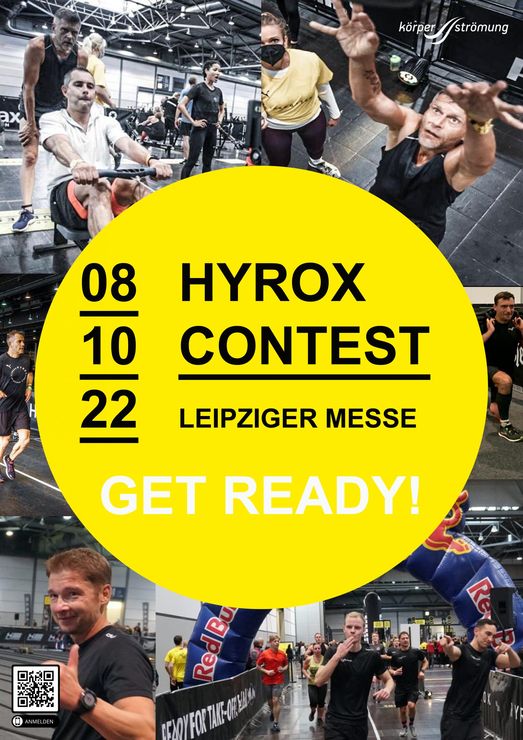 POSTER HYROX WETTKAMPF - Körperströmung | Körperströmung